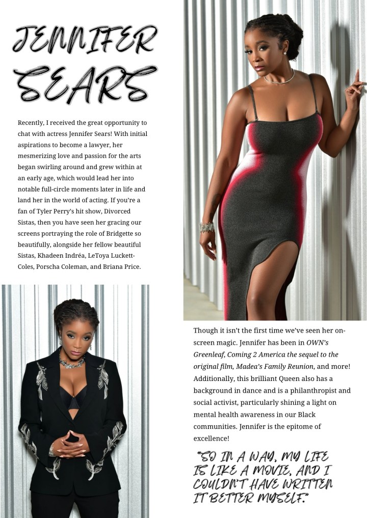 𝑼𝑯𝑴 interview with actress, Jennifer Sears! – A Women’s Magazine