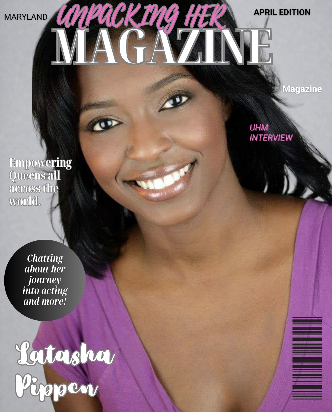 𝑼𝑯𝑴 interview with actress Latasha Pippen! – A Women’s Magazine